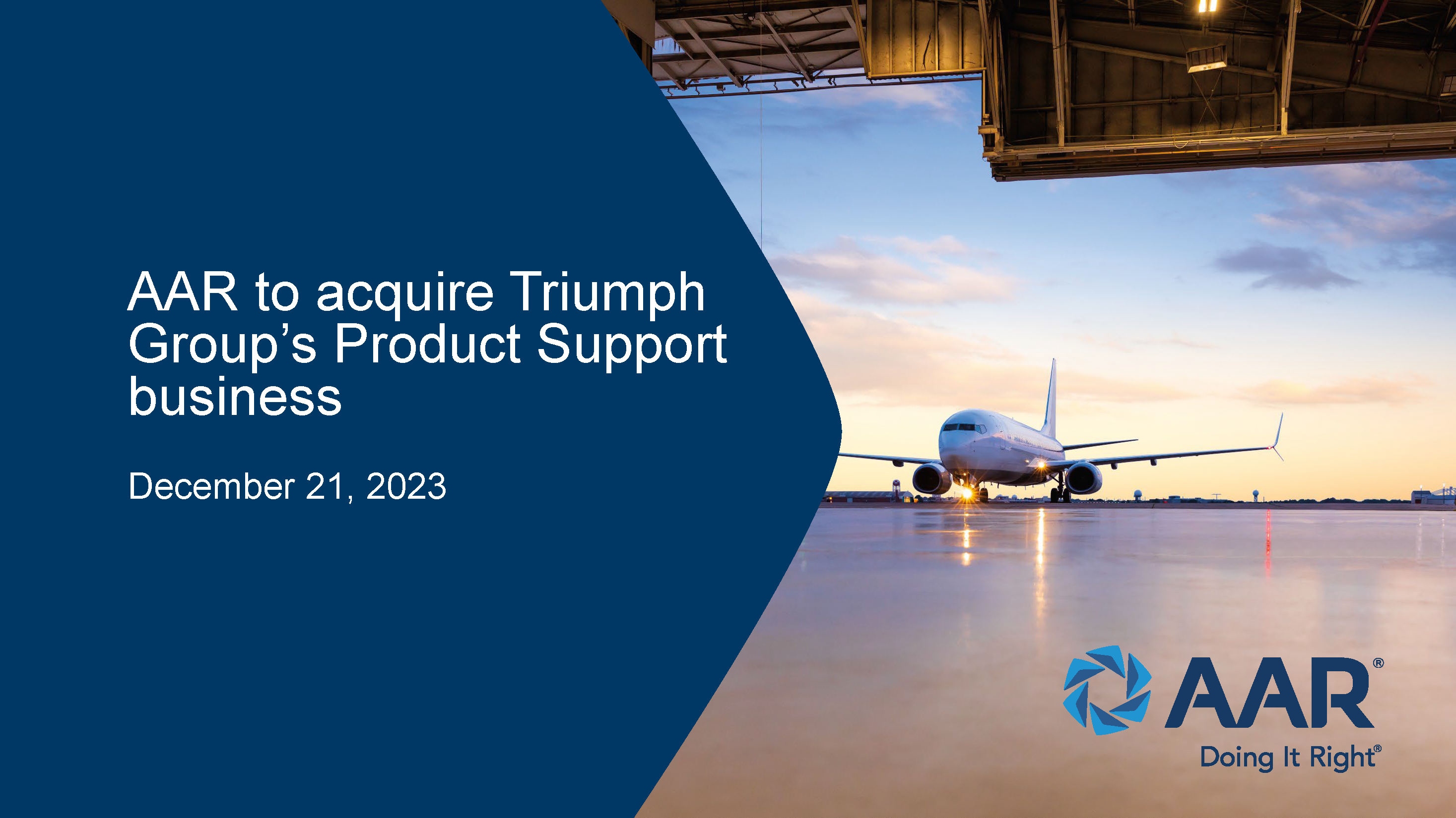 Investors | AAR CORP.